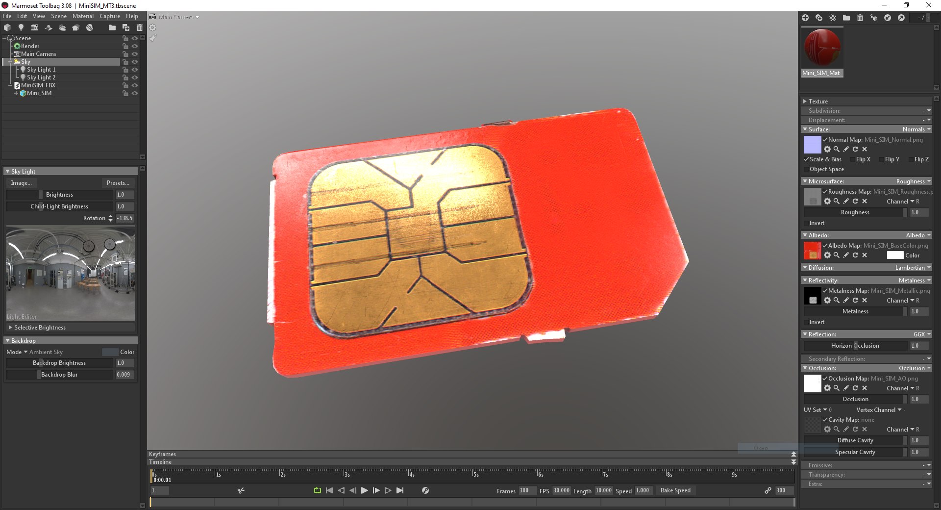 3D Model Mini SIM - TurboSquid 1893170