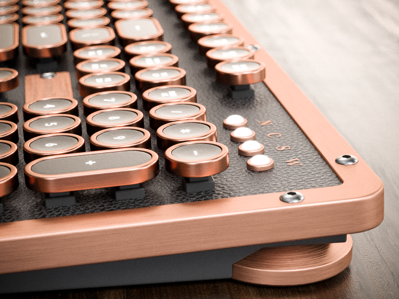 3D vintage computer keyboards azio - TurboSquid 1242358