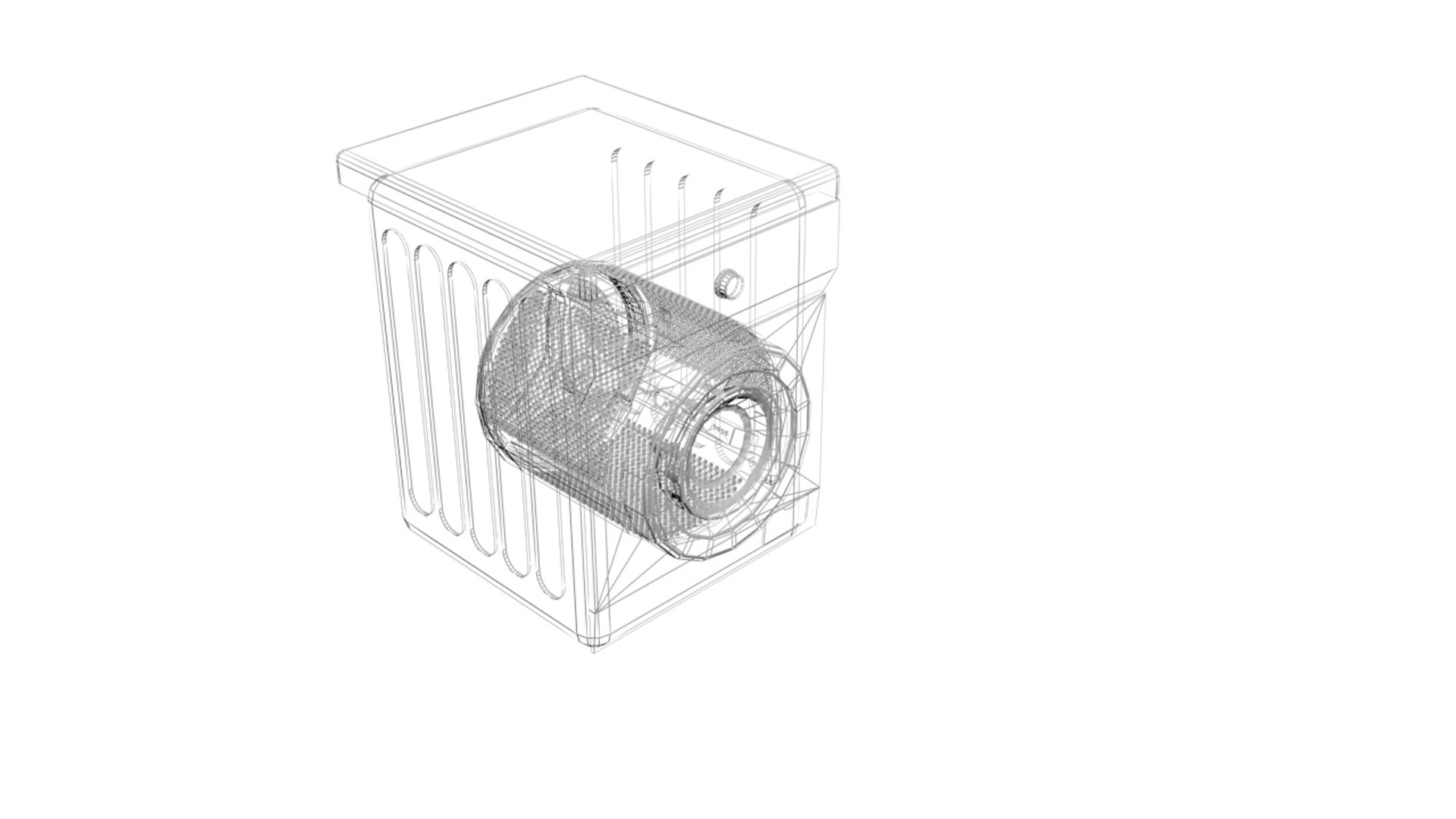 Washing Machine 3D Model - TurboSquid 1595445