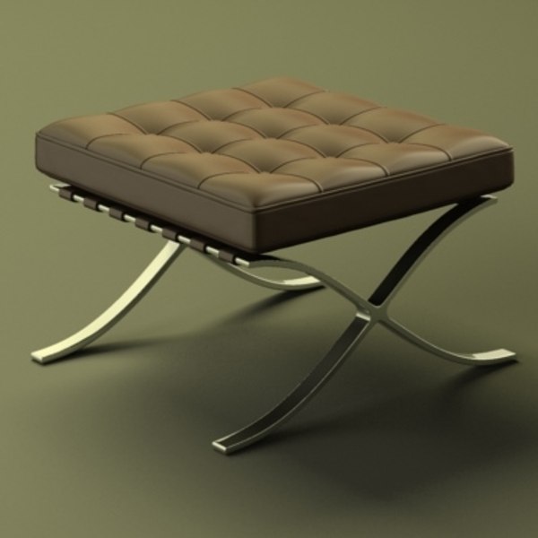 3ds barcelona chair