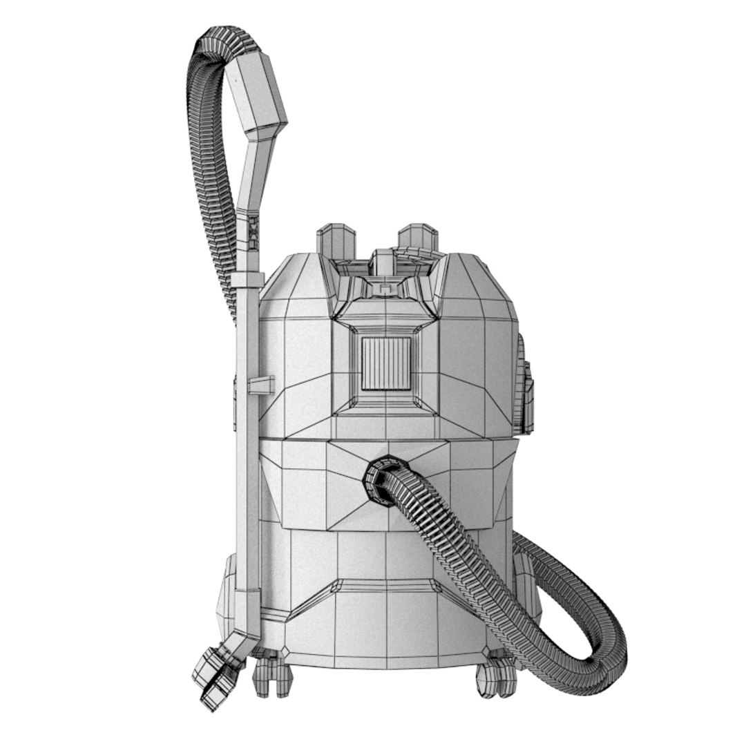 3D Vacuum Cleaner Dust Model - TurboSquid 1510521