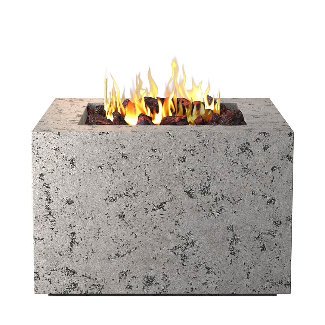 IXTAPA SQUARE FIRE TABLE 3D Model - TurboSquid 1898130