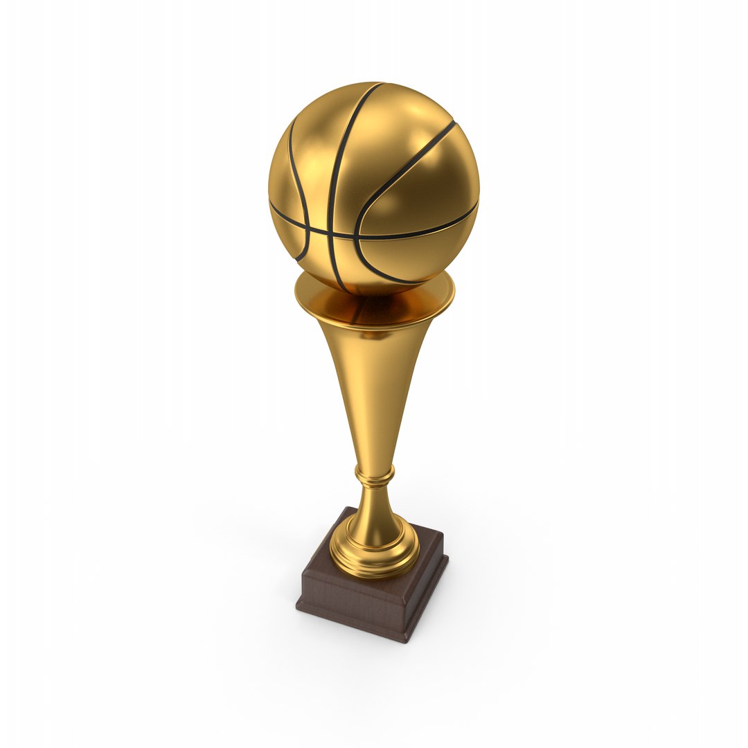 3D Golden Basketball Trophy - TurboSquid 1856782