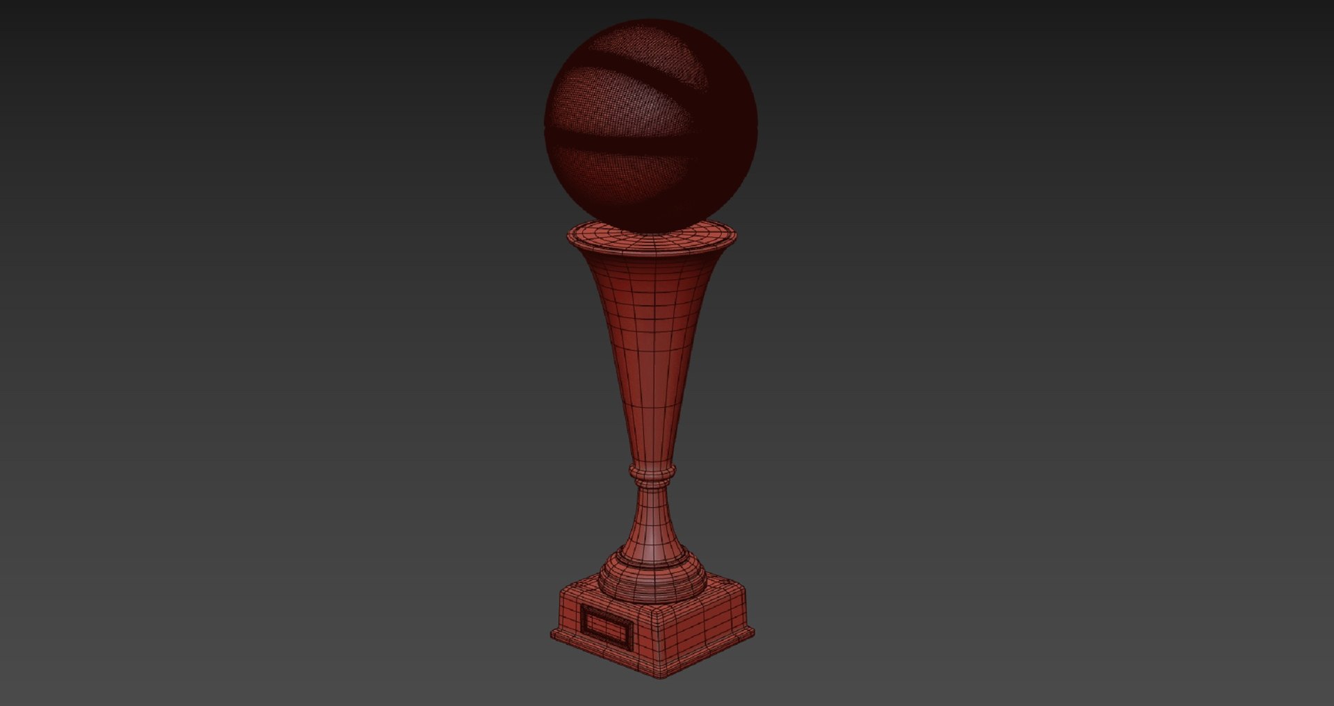 3D Golden Basketball Trophy - TurboSquid 1856782