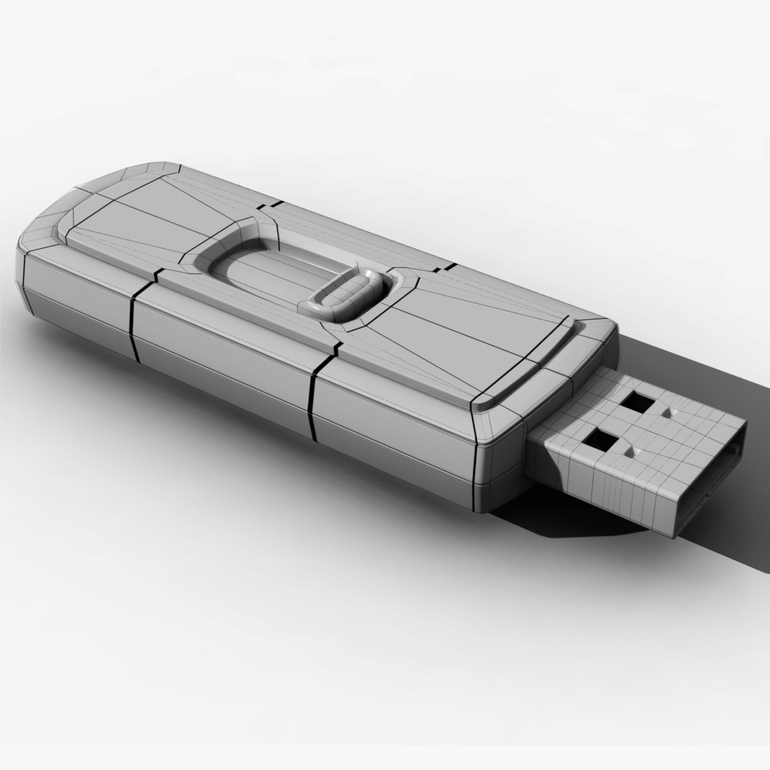 Usb Flash Drive 3d Obj