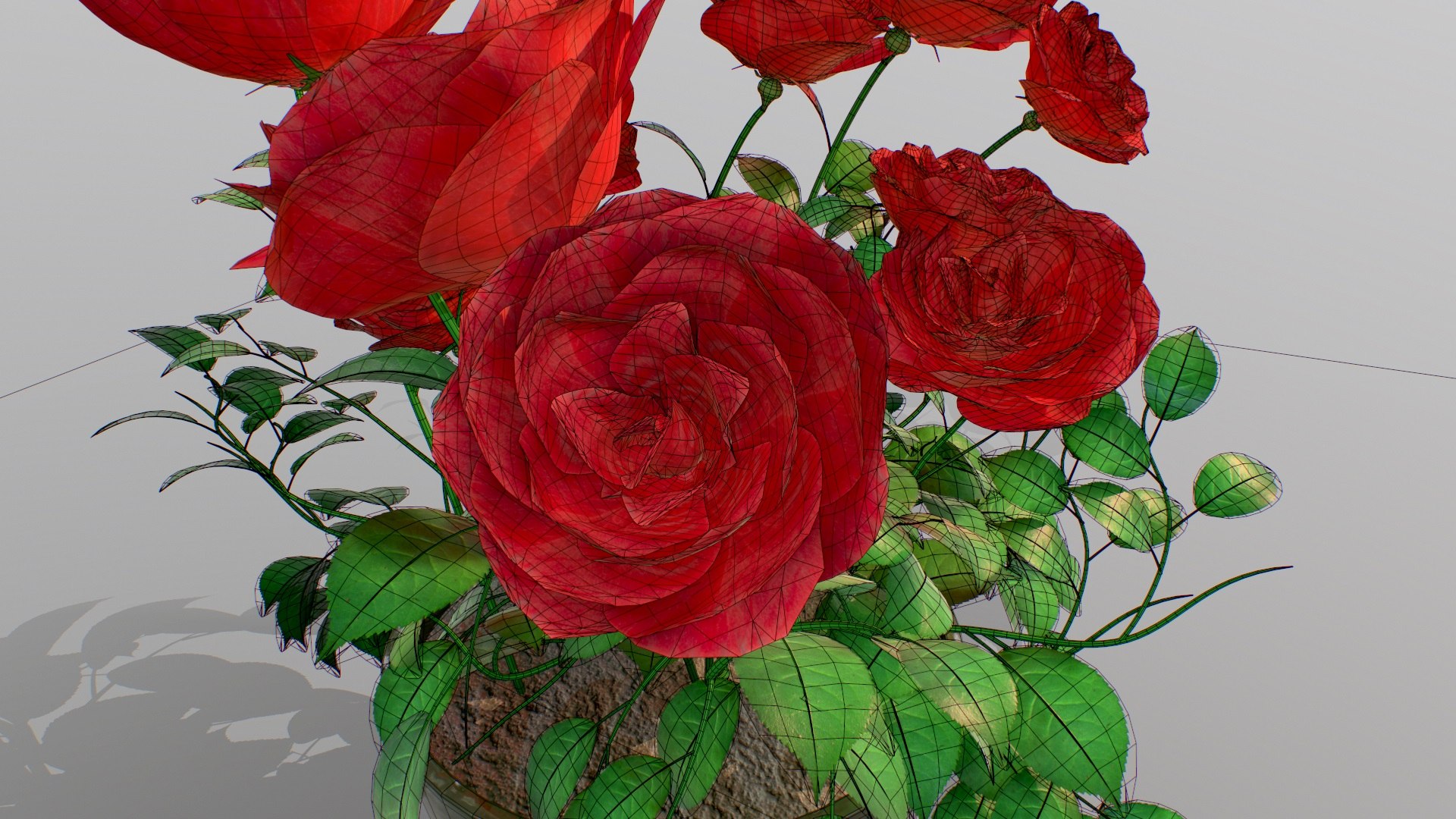Roses 3D Model - TurboSquid 1779323