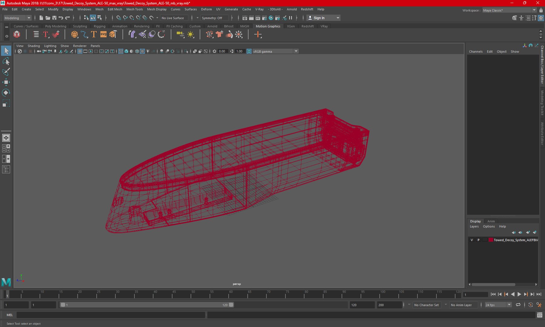 Towed Decoy System ALE-50 3D - TurboSquid 2291267