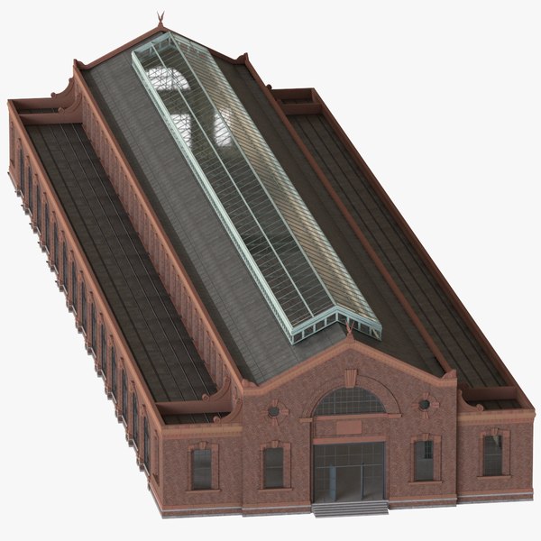 industrial brick building max