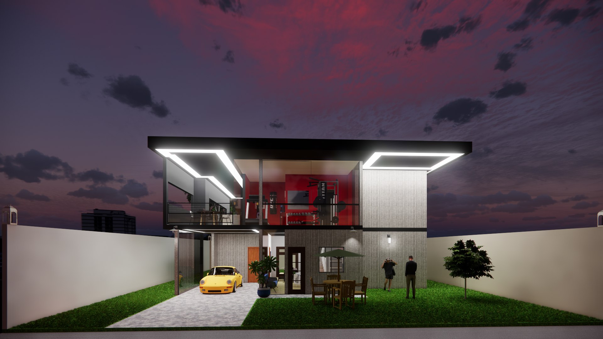 3D Model Small Chic Glass House R1 - TurboSquid 2175311