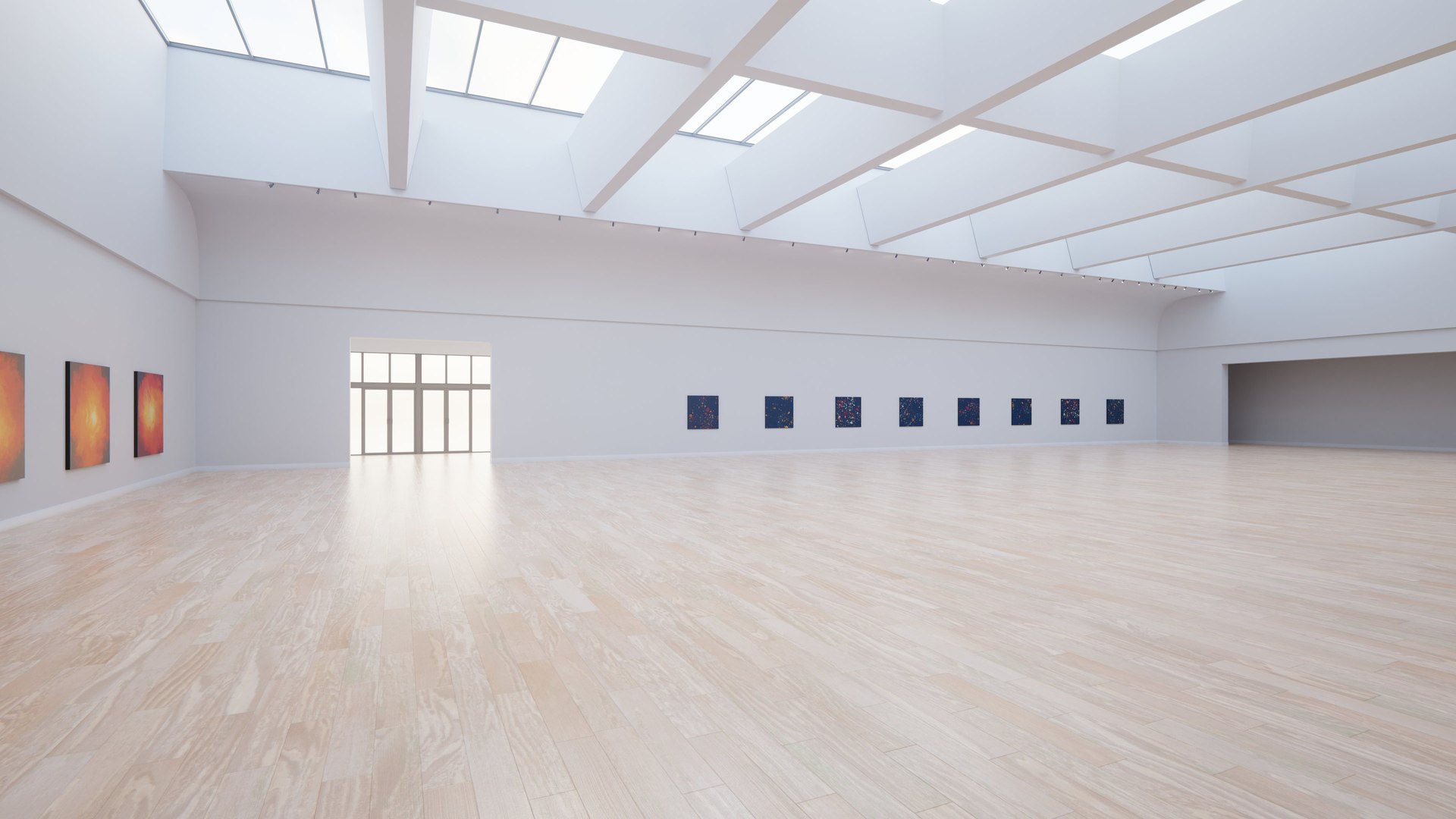 3D Art Museum Gallery Interior 37 Model - TurboSquid 2060418