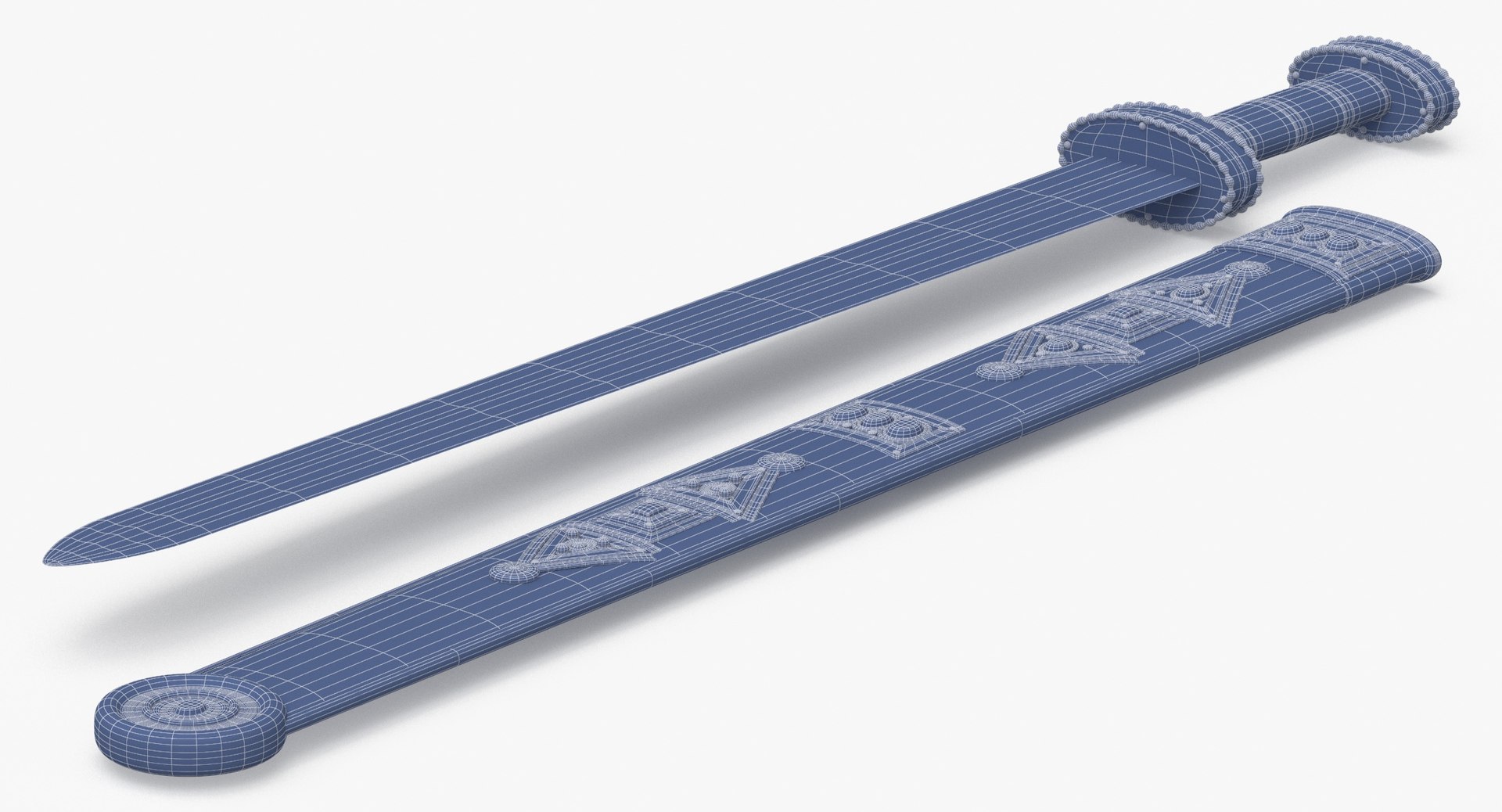 Roman Spatha Sword And Wooden Sheath 01 3D Model - TurboSquid 2188918