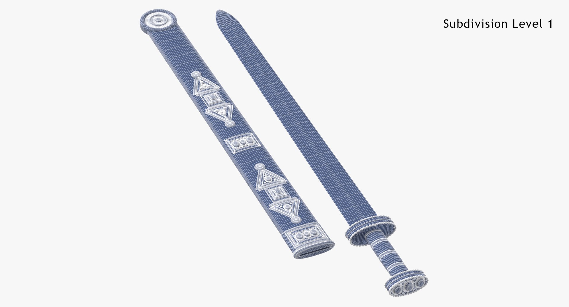 Roman Spatha Sword And Wooden Sheath 01 3D Model - TurboSquid 2188918