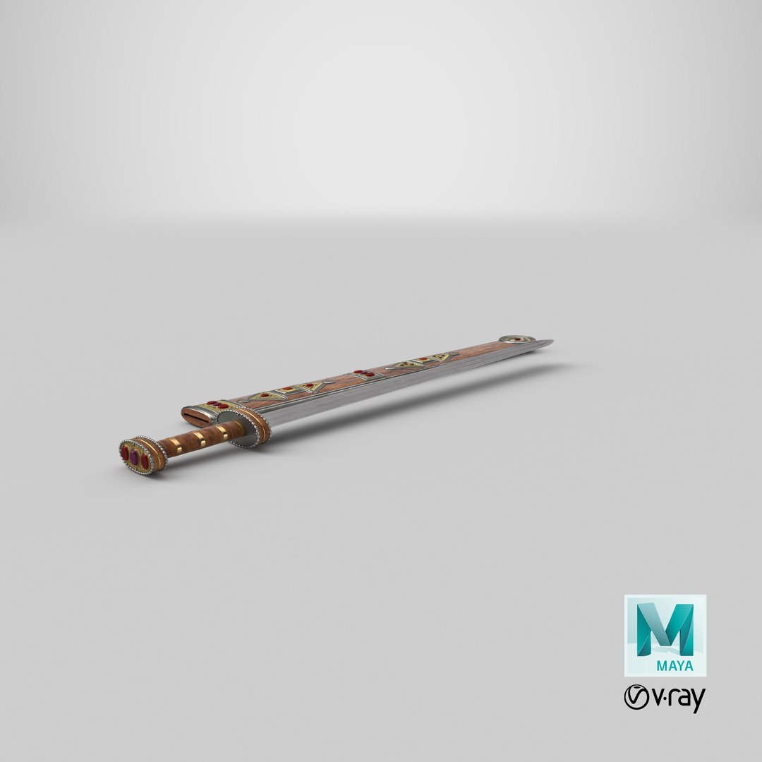 Roman Spatha Sword And Wooden Sheath 01 3D Model - TurboSquid 2188918