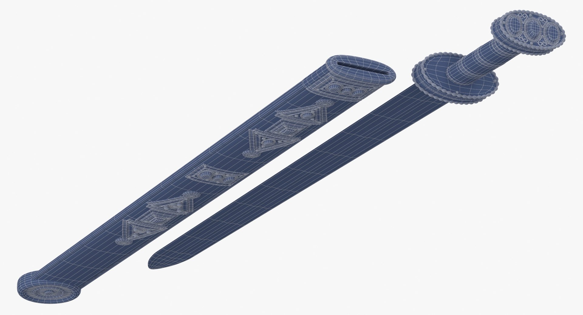 Roman Spatha Sword And Wooden Sheath 01 3D Model - TurboSquid 2188918