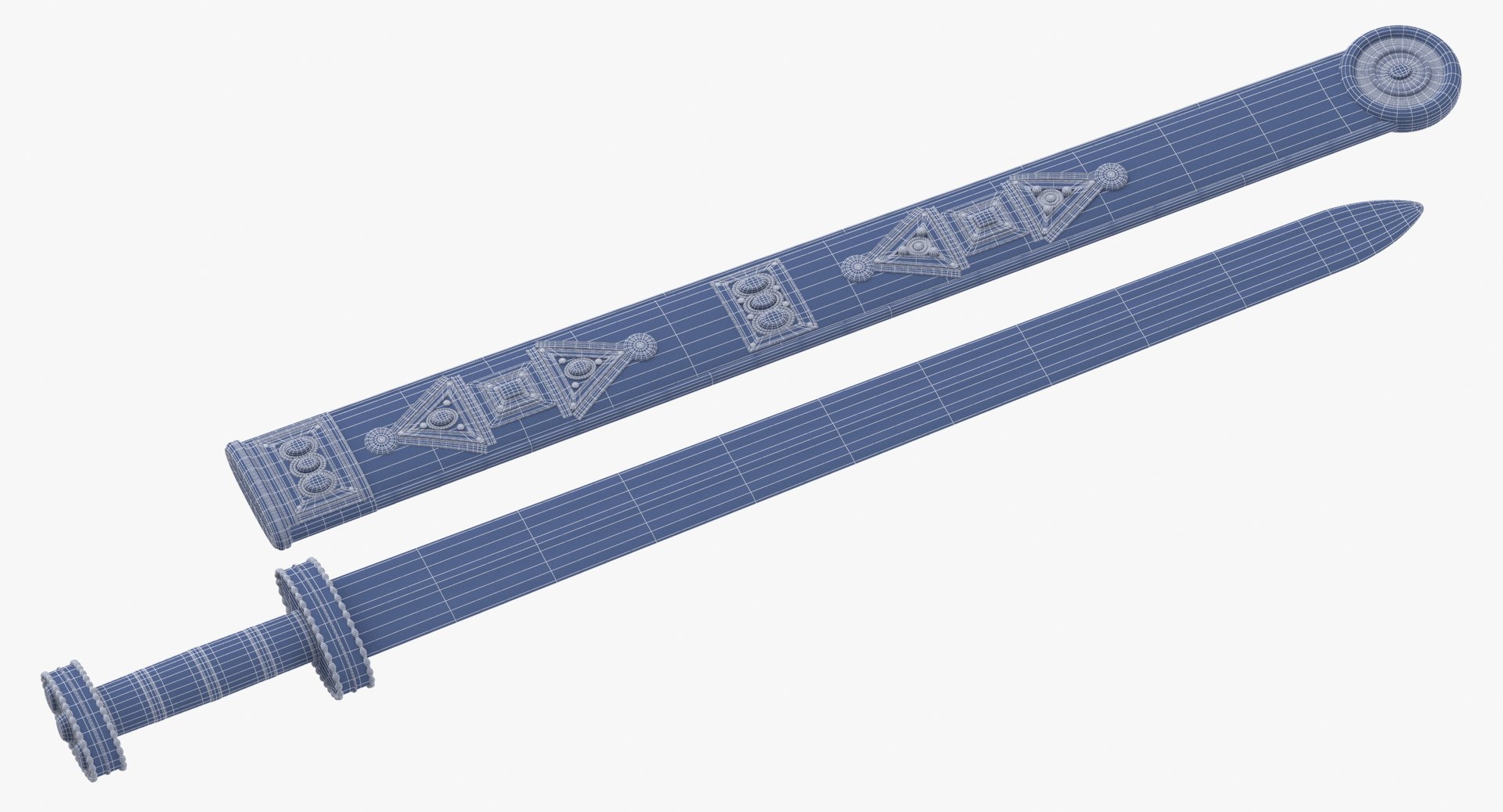 Roman Spatha Sword And Wooden Sheath 01 3D Model - TurboSquid 2188918