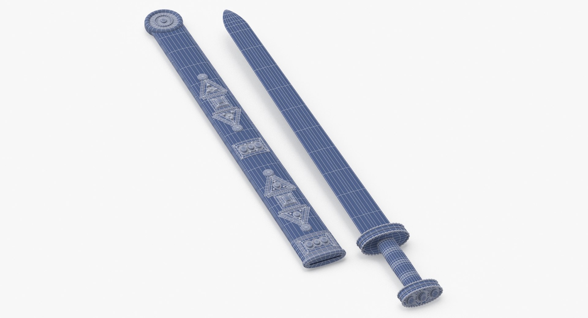 Roman Spatha Sword And Wooden Sheath 01 3D Model - TurboSquid 2188918