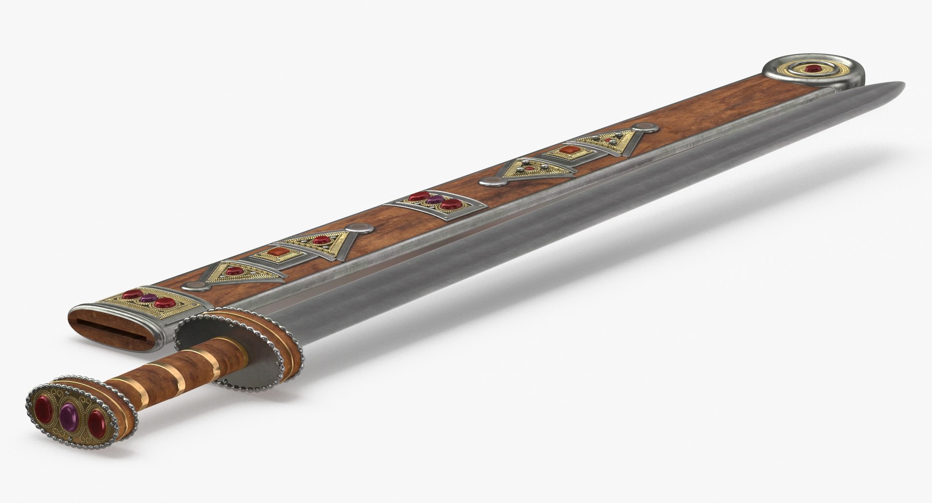 Roman Spatha Sword And Wooden Sheath 01 3D Model - TurboSquid 2188918
