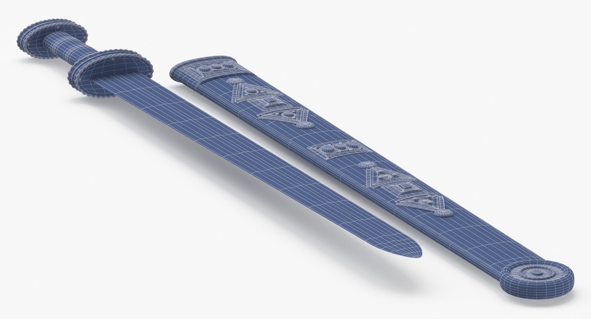 Roman Spatha Sword And Wooden Sheath 01 3D Model - TurboSquid 2188918