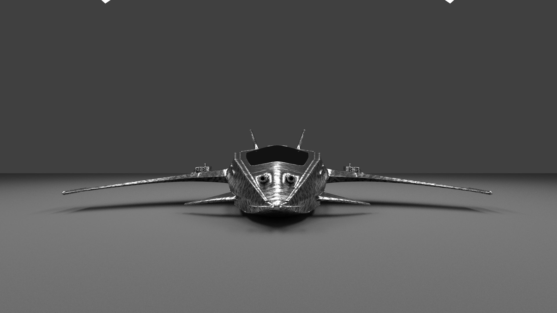 Interceptor Mark 1 Space Fighter 3d Model