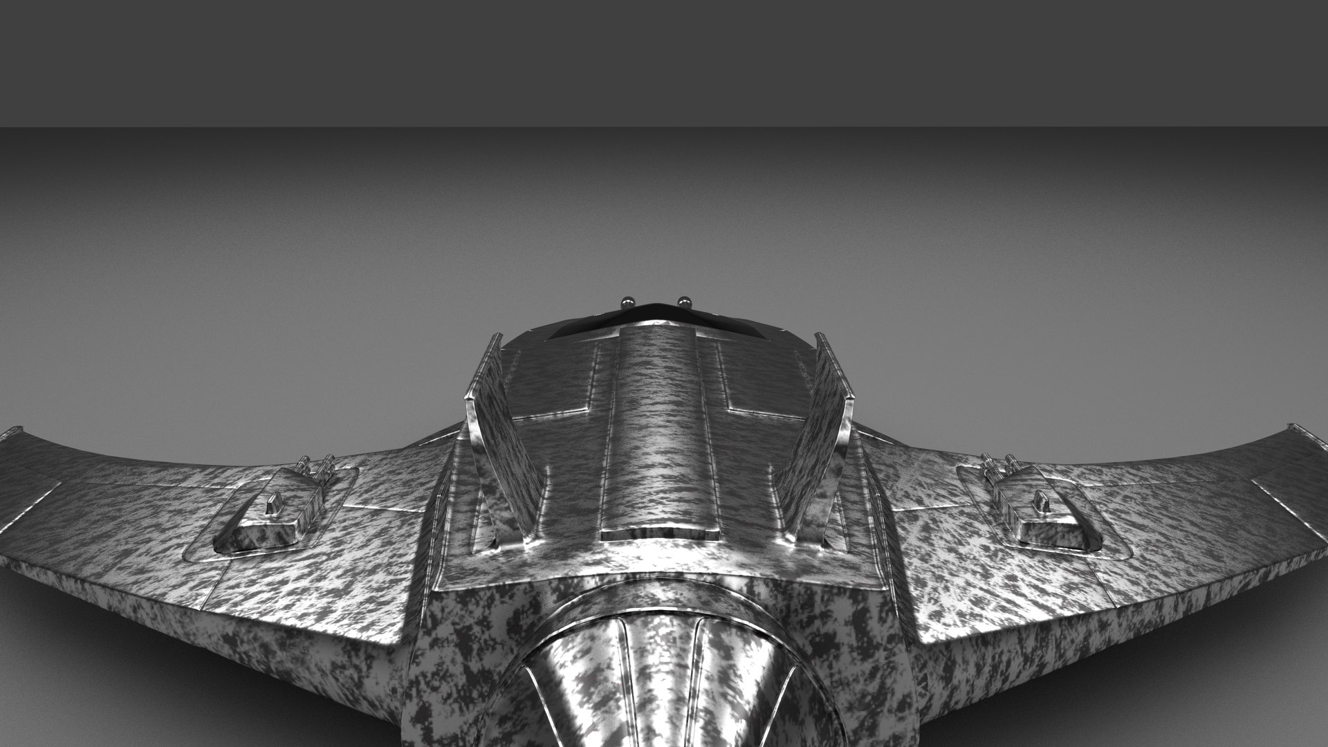 Interceptor Mark 1 Space Fighter 3d Model