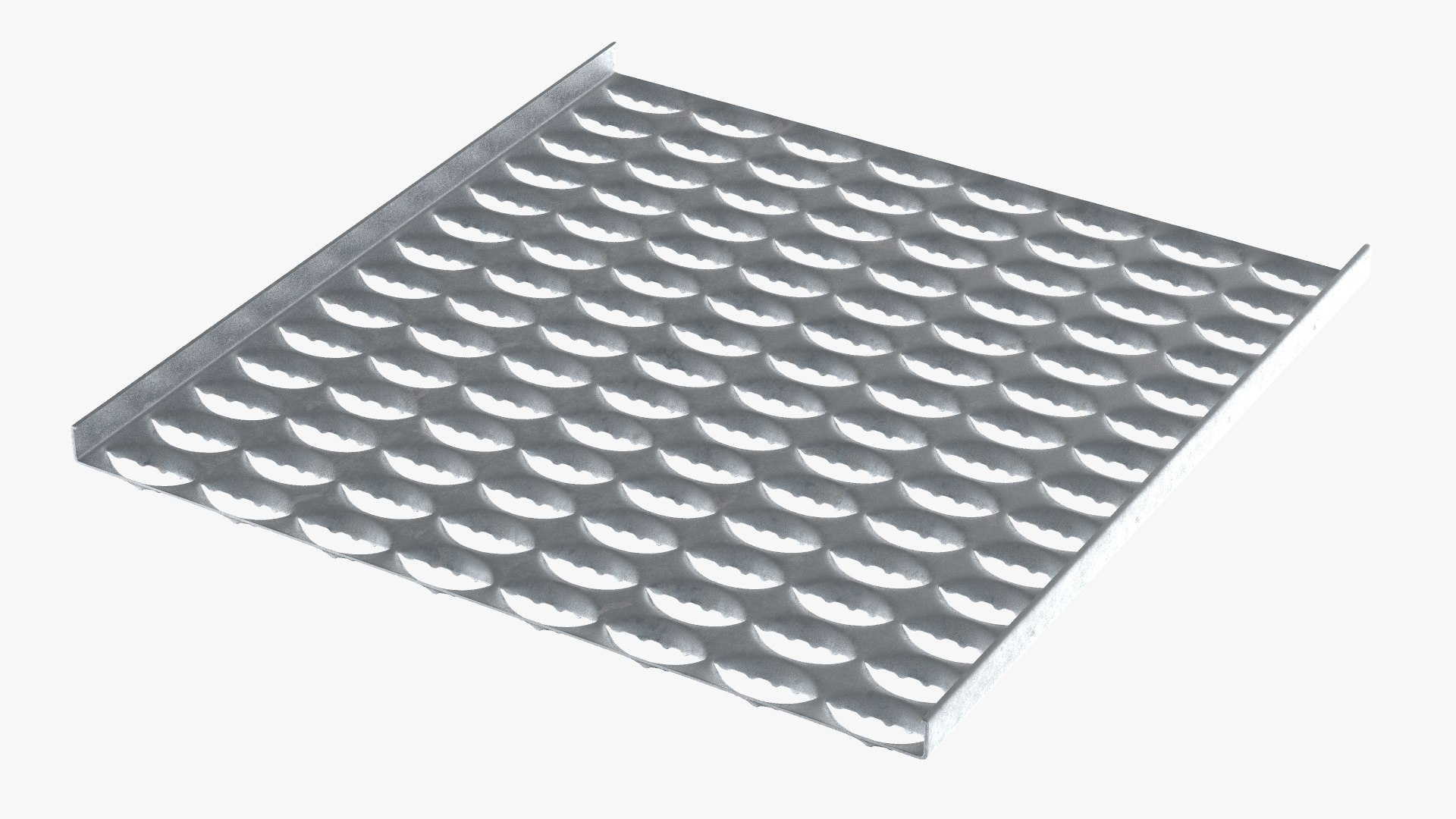 Grip Strut Safety Grating Galvanized Sample 3D Model - TurboSquid 2225070