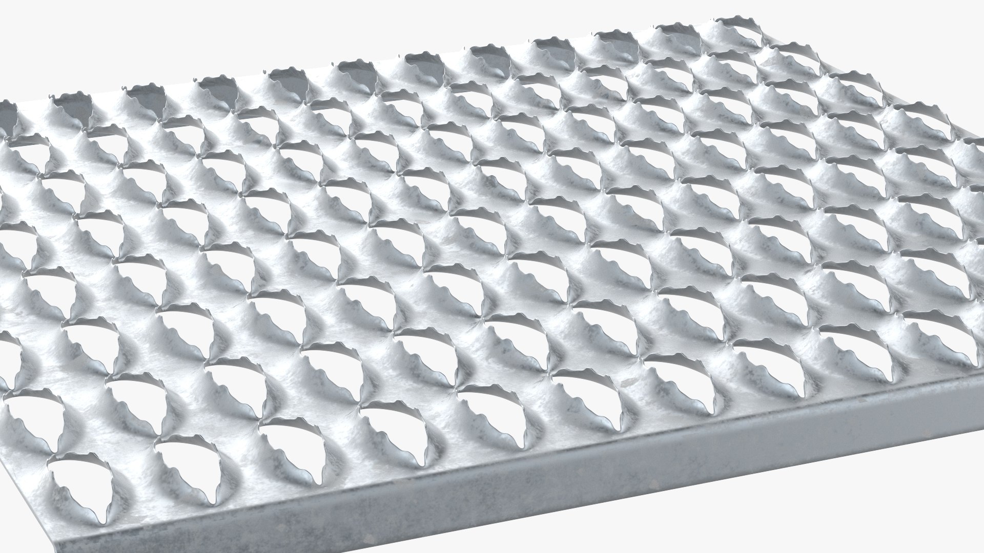 Grip Strut Safety Grating Galvanized Sample 3D Model - TurboSquid 2225070