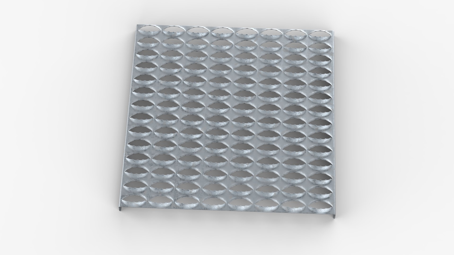 Grip Strut Safety Grating Galvanized Sample 3D Model - TurboSquid 2225070