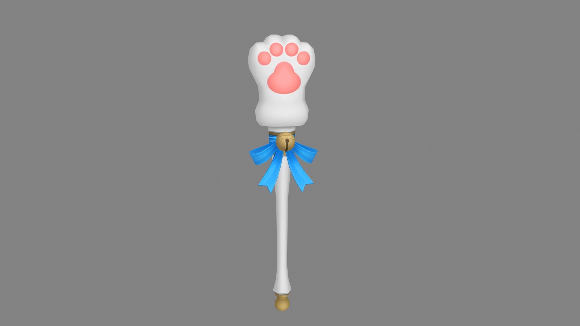 Cartoon Cat Paw Wand Model - TurboSquid 2275864