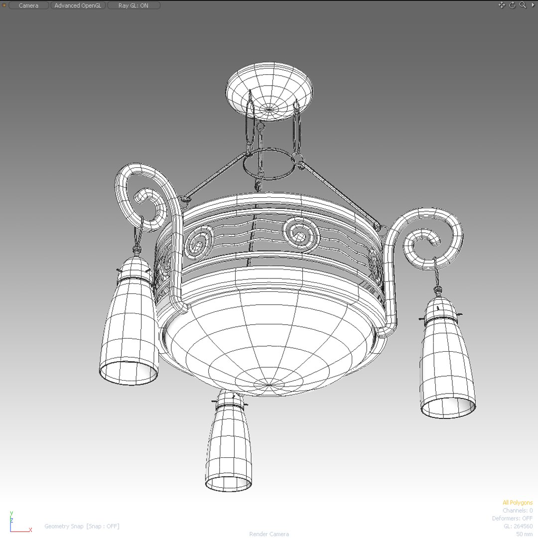 3d model lamp