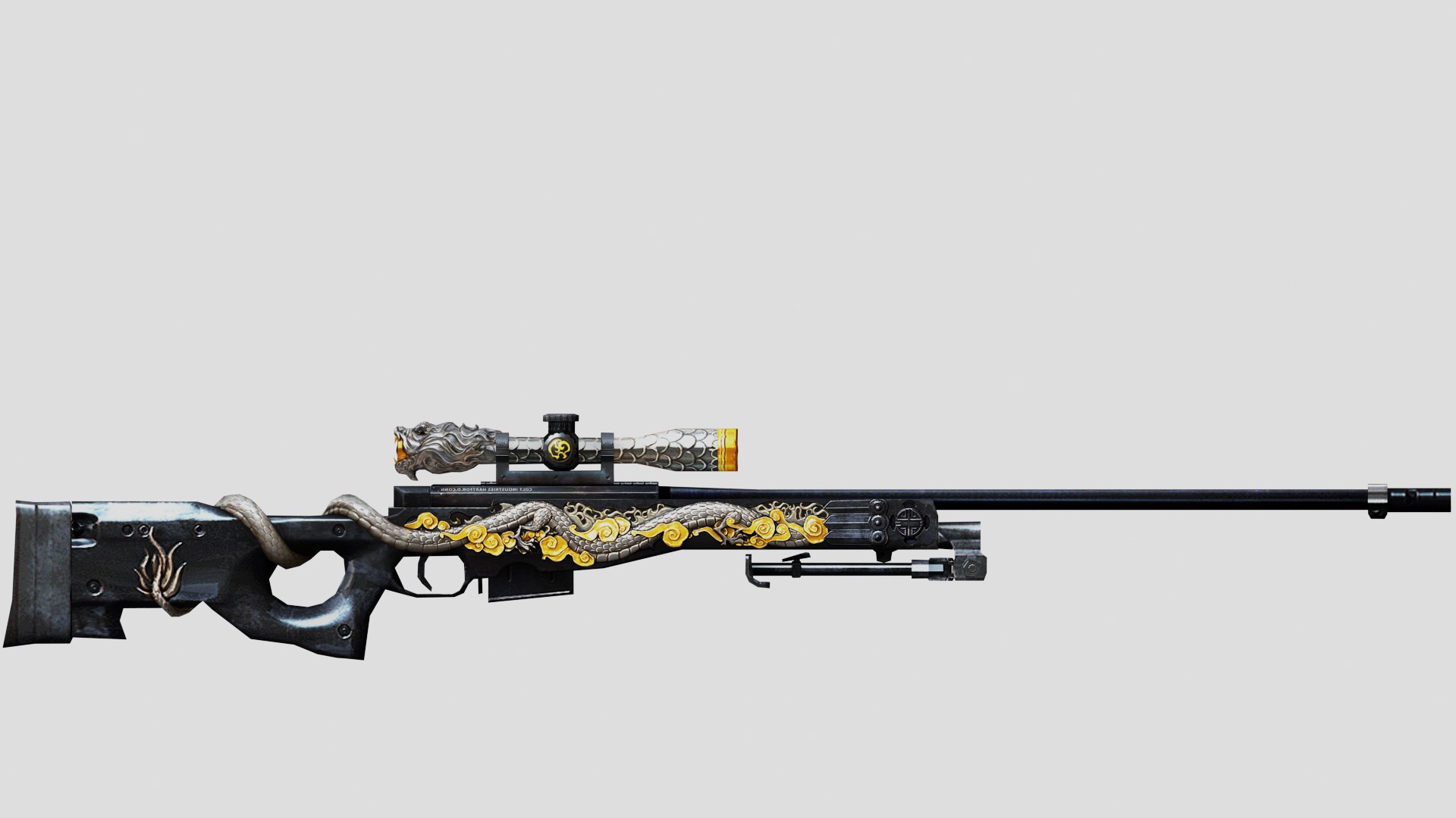 3D Weapon Crossfire Awm Dragon Gaming Model - TurboSquid 2062432