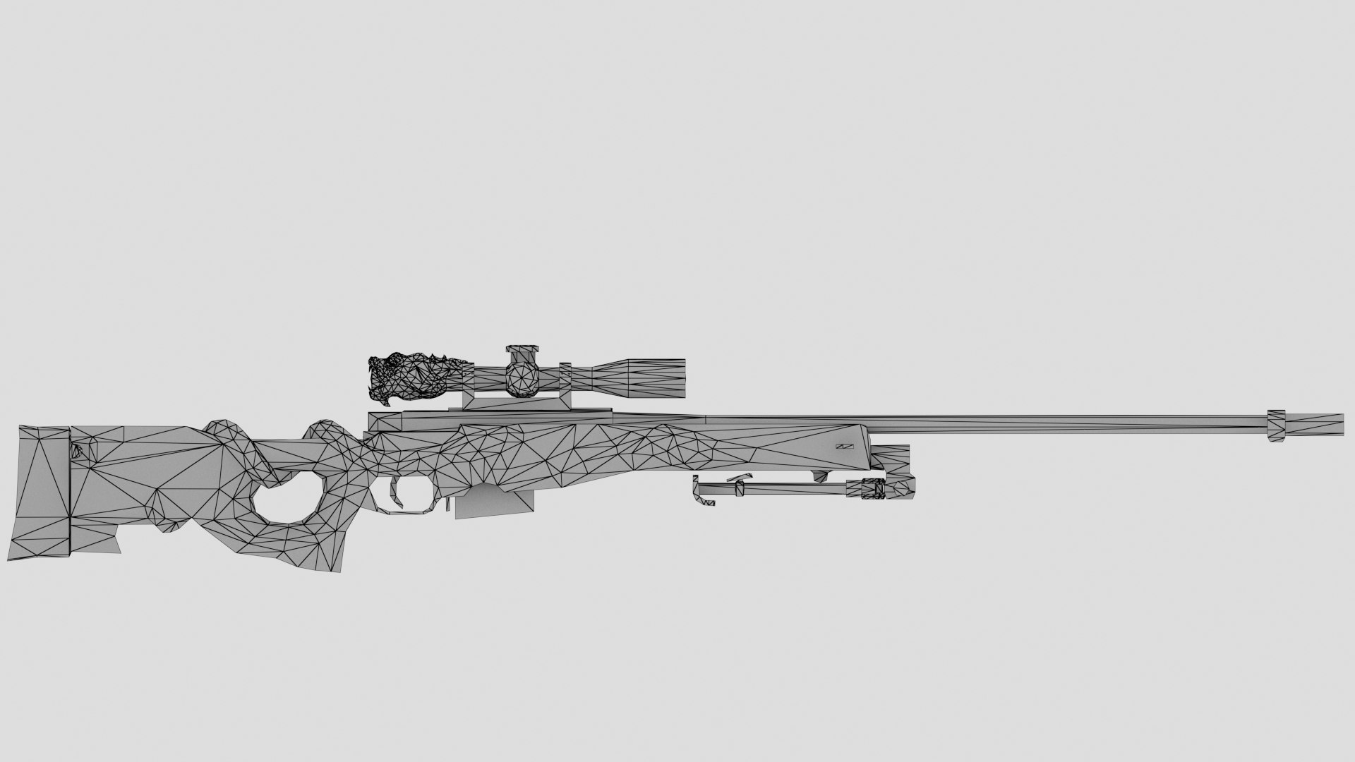 3D Weapon Crossfire Awm Dragon Gaming Model - TurboSquid 2062432