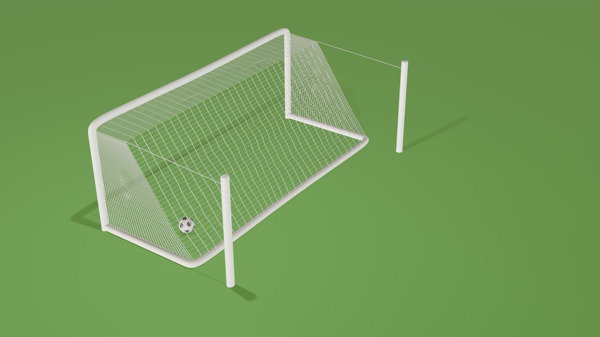 3D Model Soccer Goal - TurboSquid 1636264