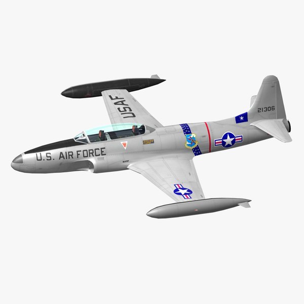 Lockheed T-33 3D Models for Download | TurboSquid
