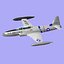 T-33 Jet Trainer 3d Model