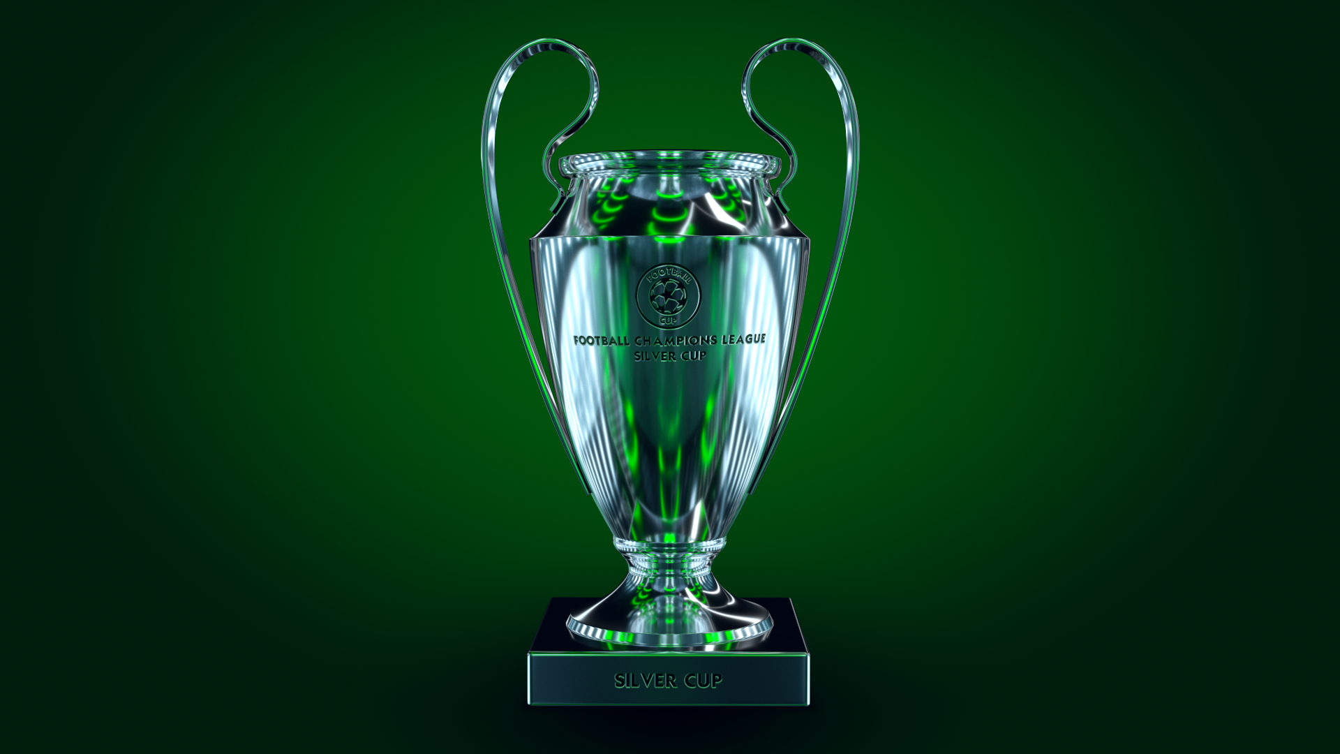 Silver Football Cup 3D model - TurboSquid 1904128