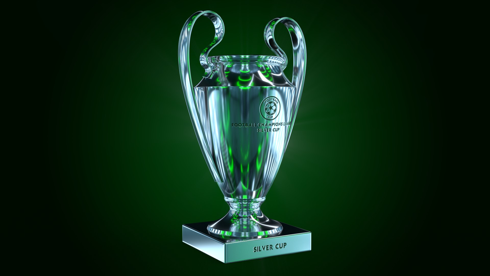 Silver Football Cup 3D Model - TurboSquid 1904128