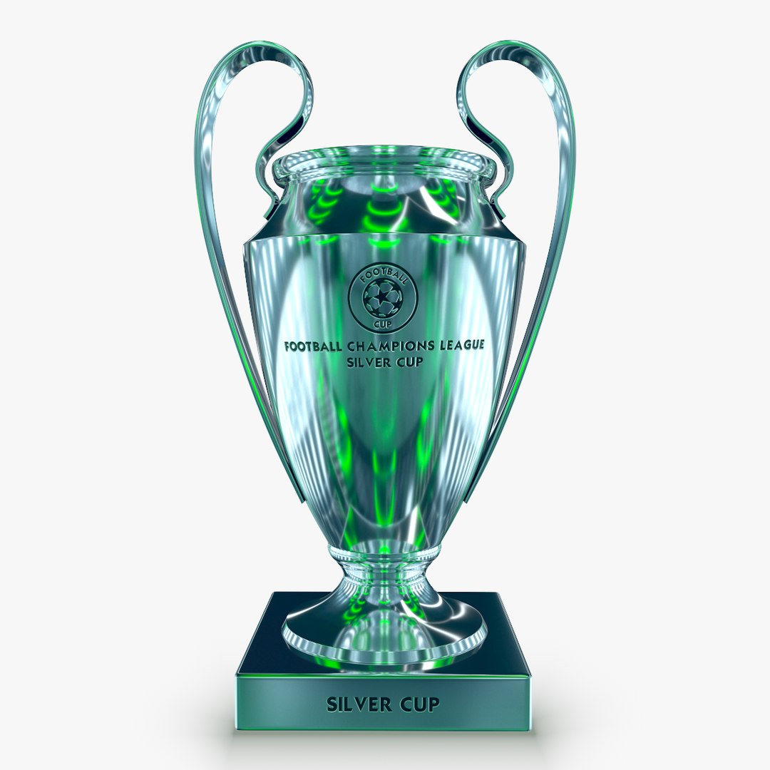 Silver Football Cup 3D model - TurboSquid 1904128