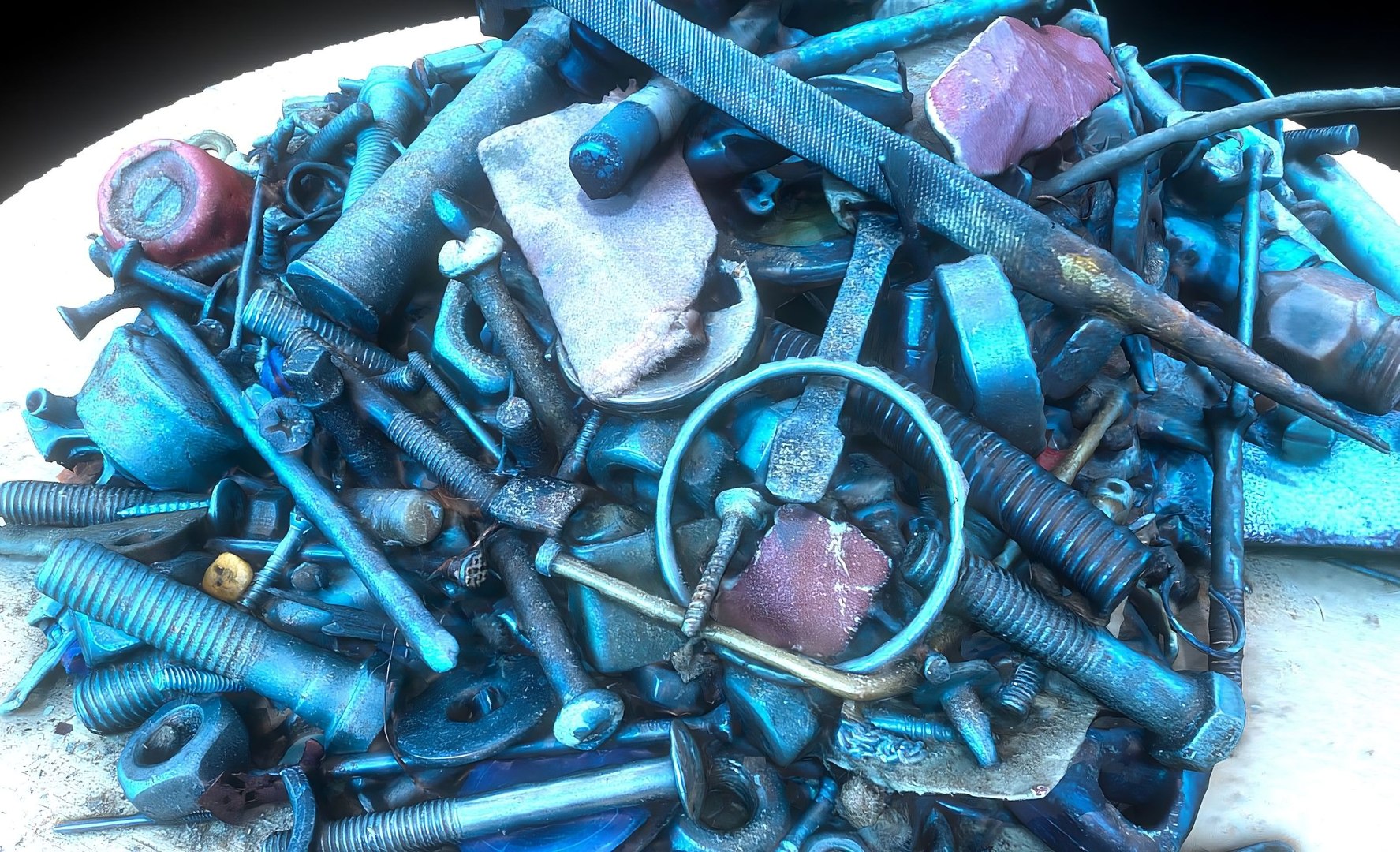 Pile Of Scrap Metal Tools Rubbish Garbage Urban Photoscan 3D ...