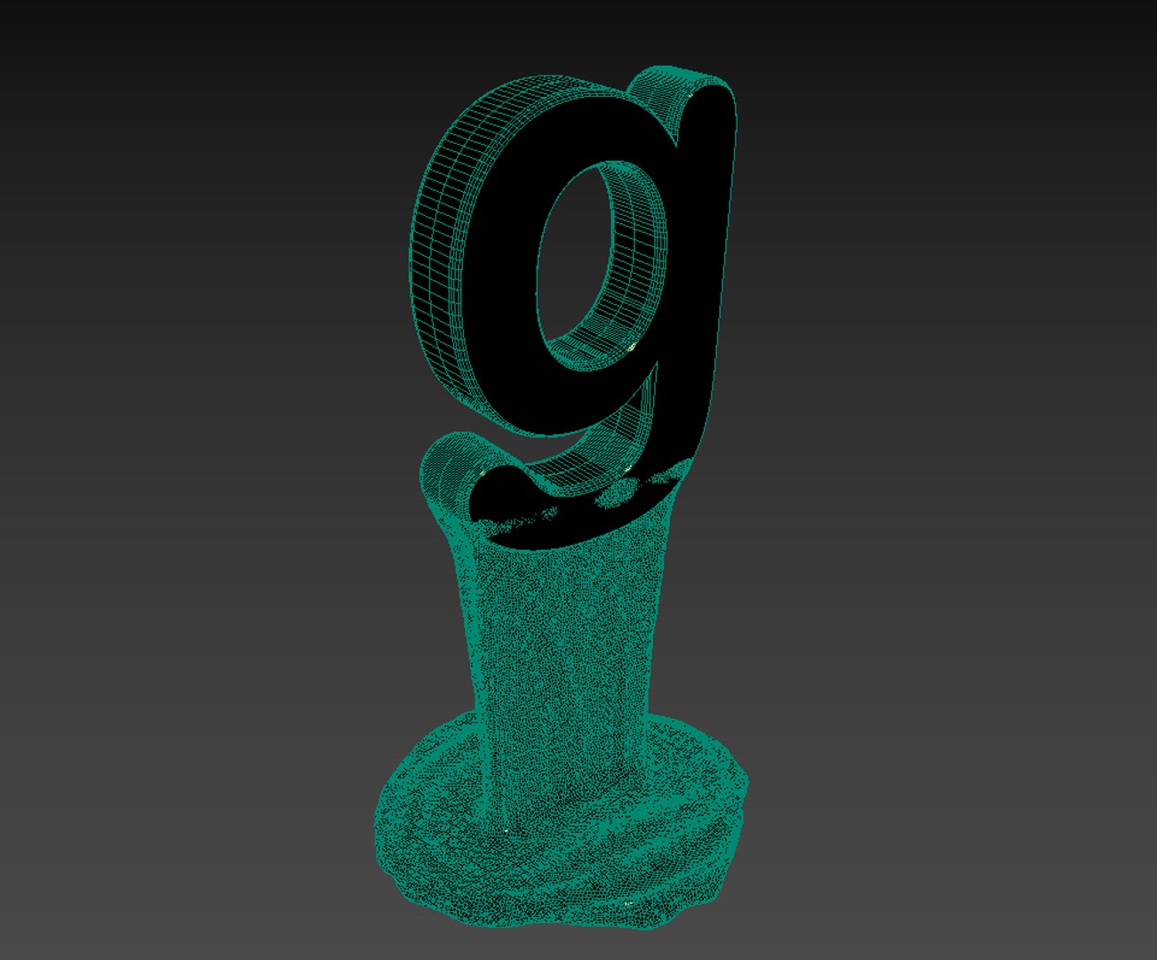 3D Letter Model - TurboSquid 1408408