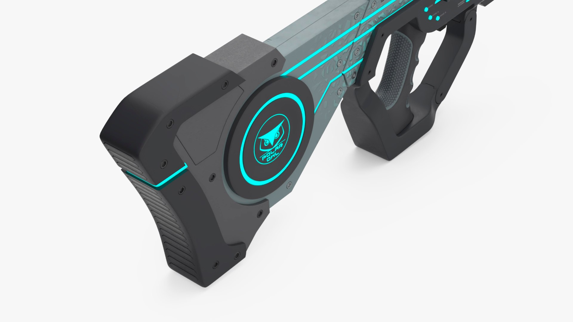 Futuristic Sniper Rifle Polar Owl 3D Model - TurboSquid 2218395