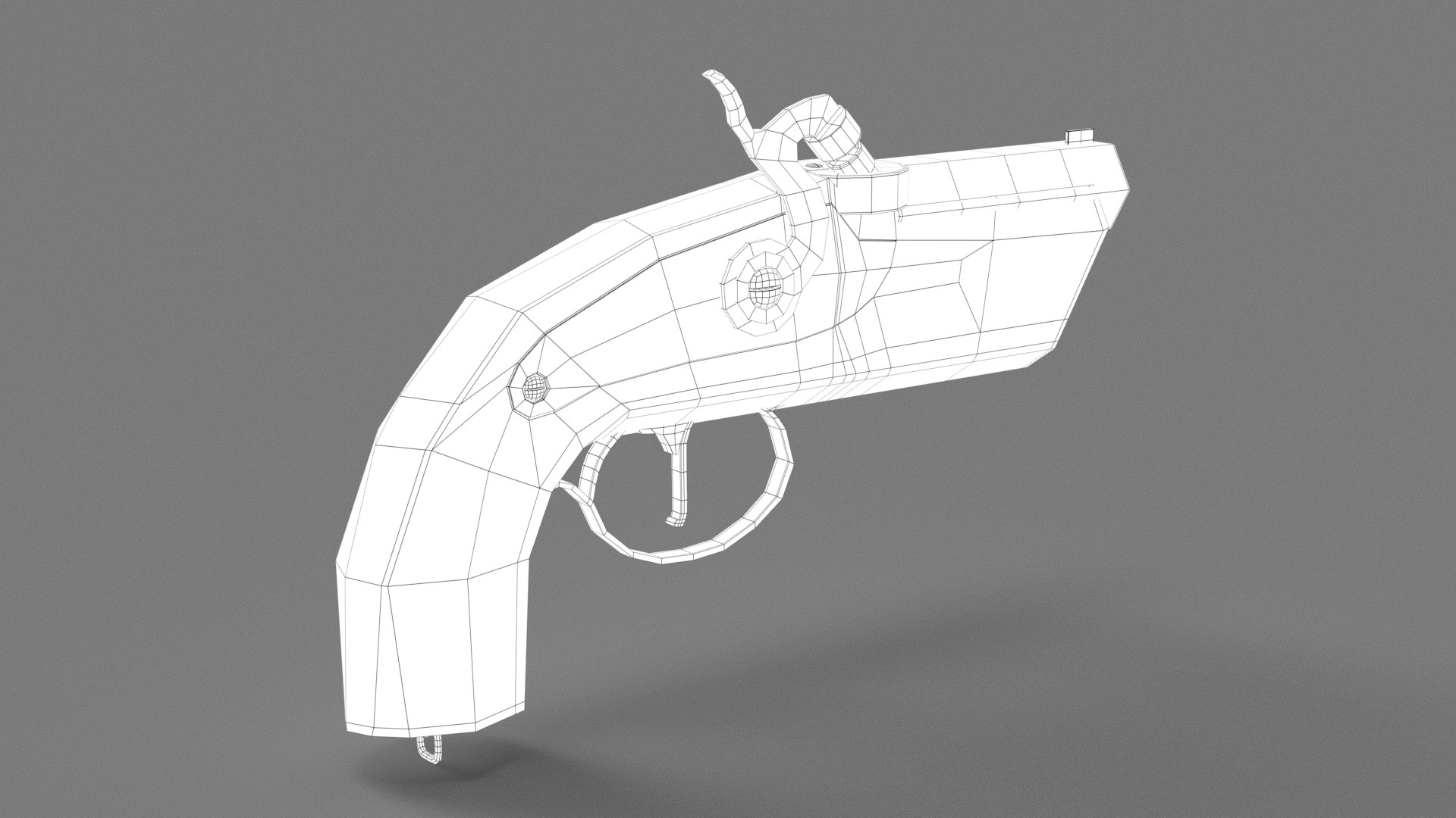 Pistol Model - TurboSquid 1589520