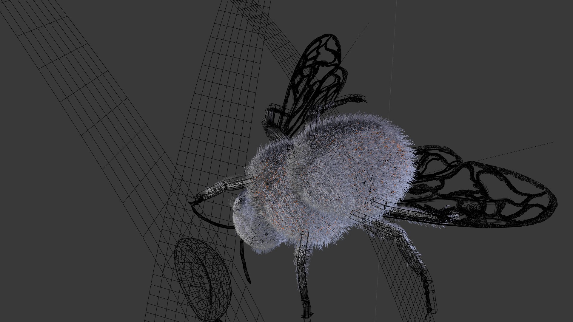 3D Model Bee Rendered Photo - TurboSquid 1246364