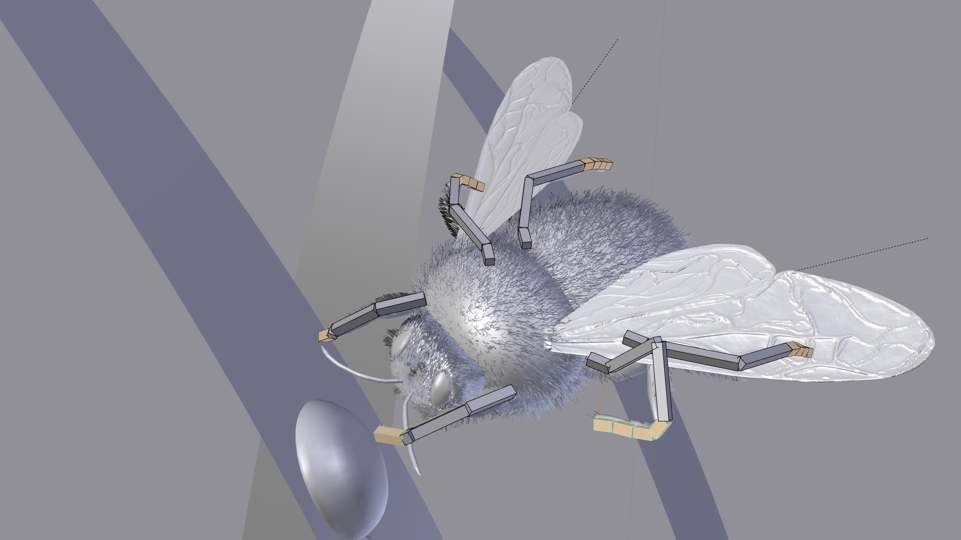 3D Model Bee Rendered Photo - TurboSquid 1246364