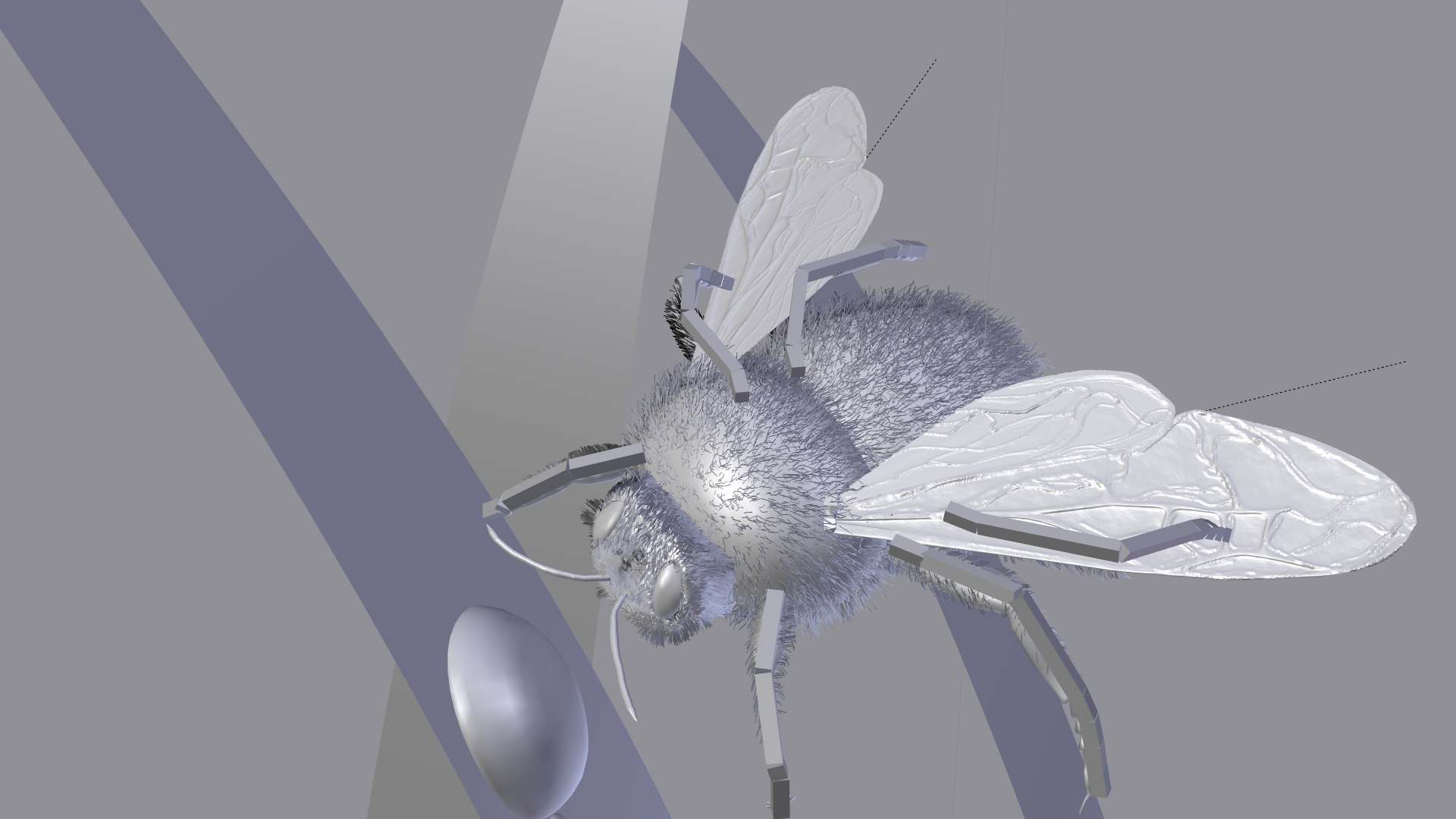 3D Model Bee Rendered Photo - TurboSquid 1246364