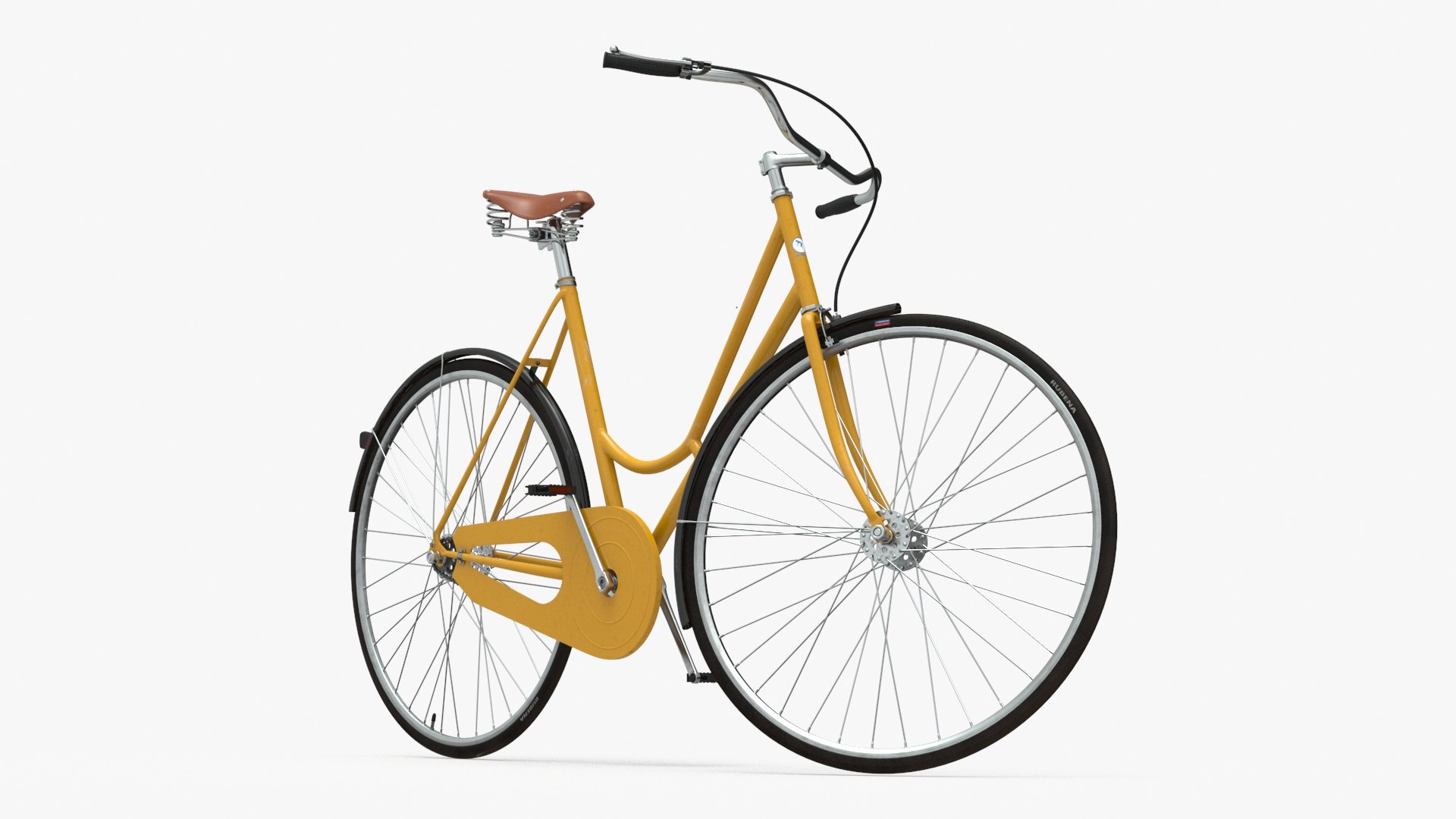 3D Classic City Bicycle Rigged For Cinema 4D Model - TurboSquid 2308495