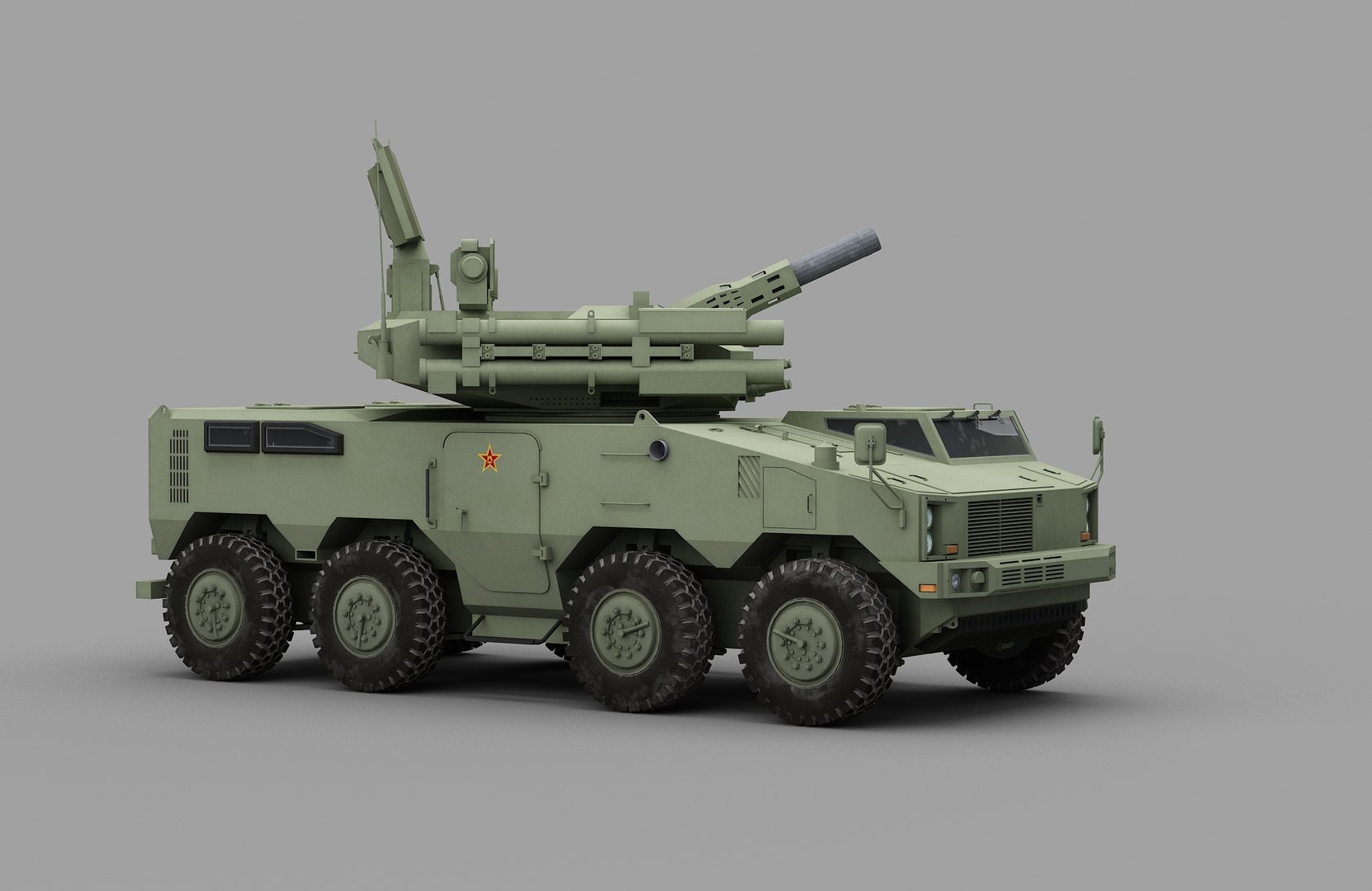 Type-625E Self Propelled Anti Aircraft System 3D Model - TurboSquid 2092177
