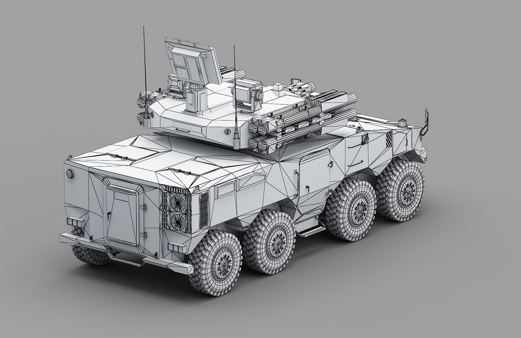Type-625E Self Propelled Anti Aircraft System 3D Model - TurboSquid 2092177