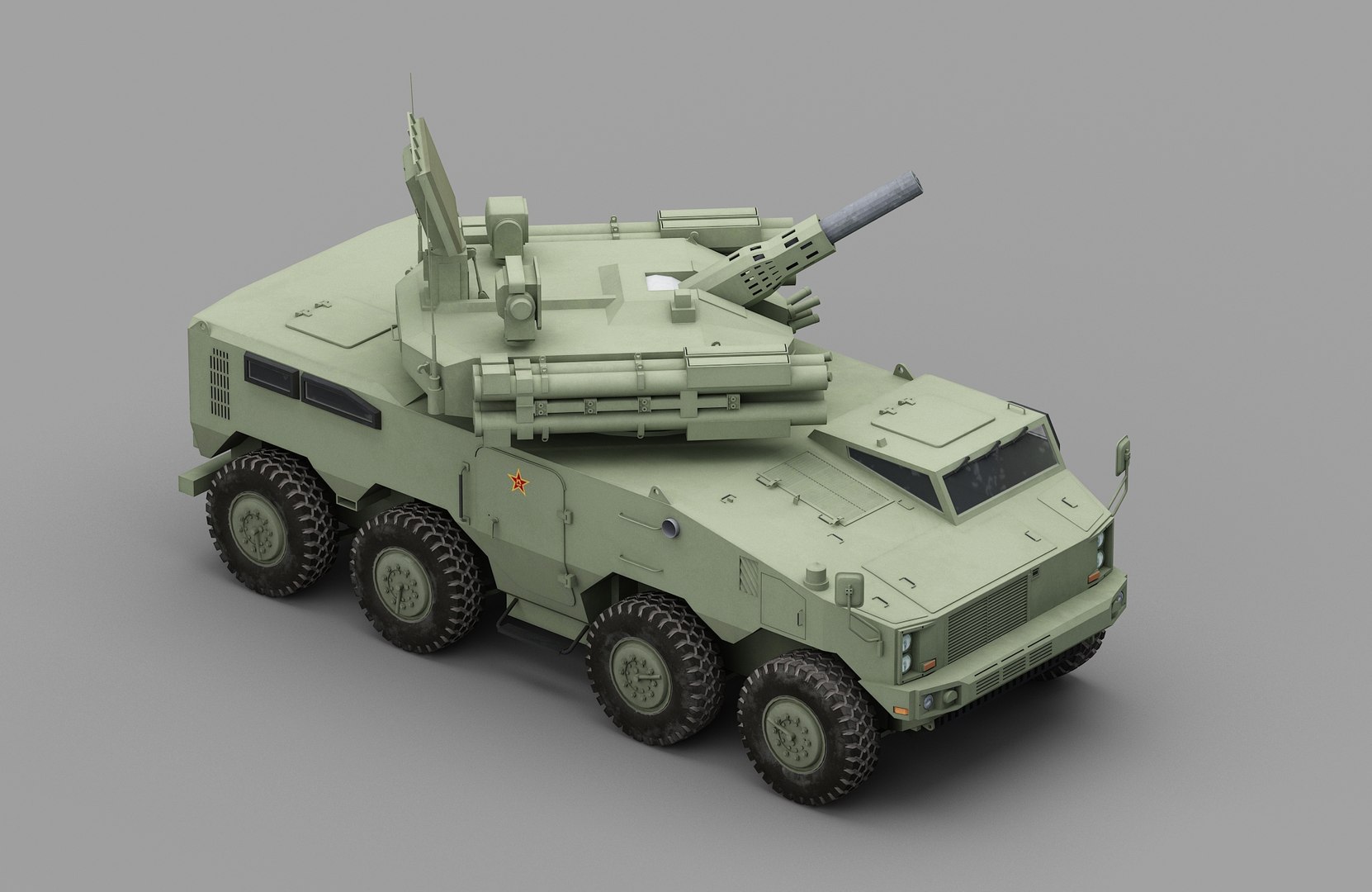 Type-625E Self Propelled Anti Aircraft System 3D Model - TurboSquid 2092177