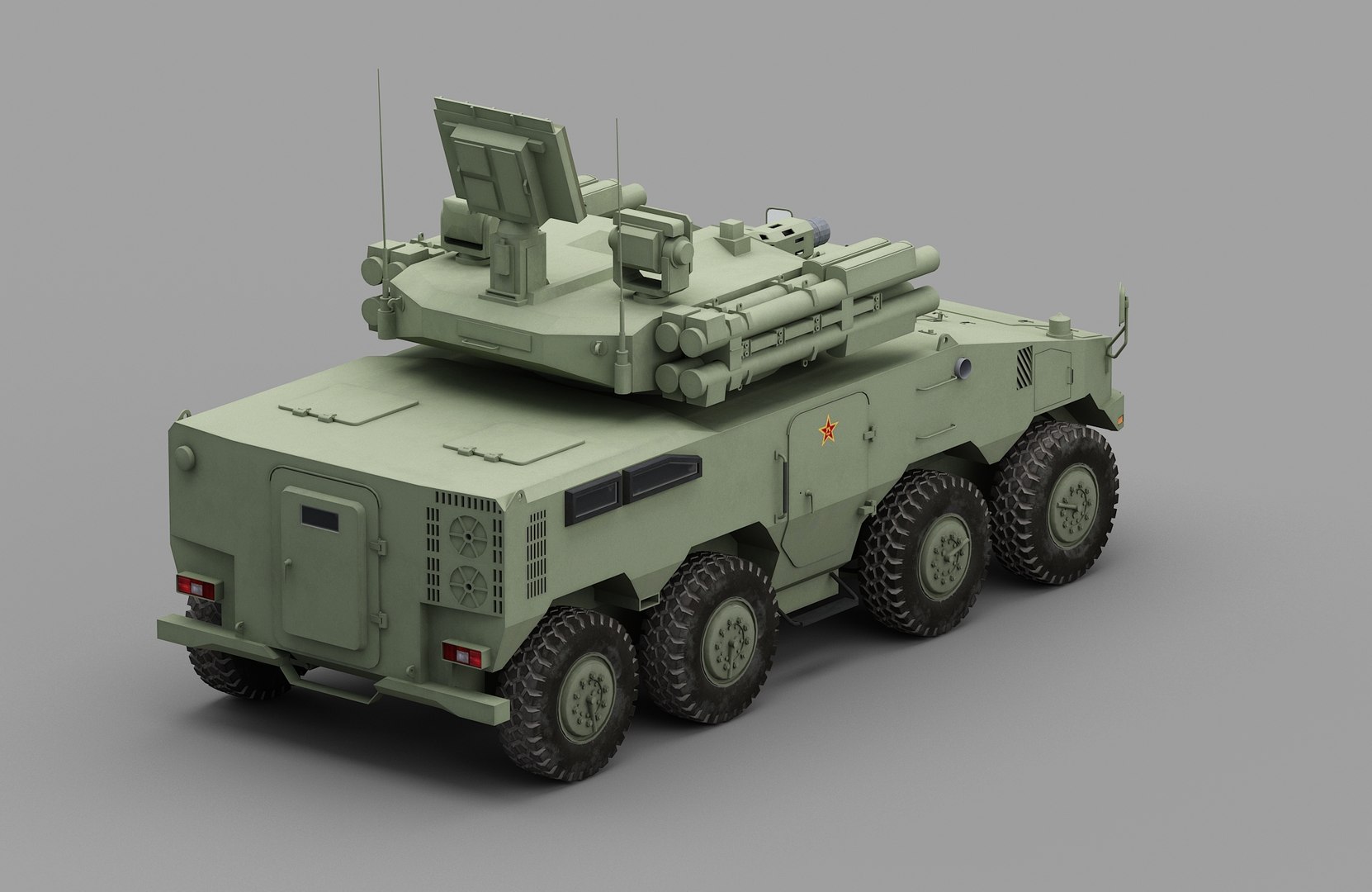 Type-625E Self Propelled Anti Aircraft System 3D Model - TurboSquid 2092177