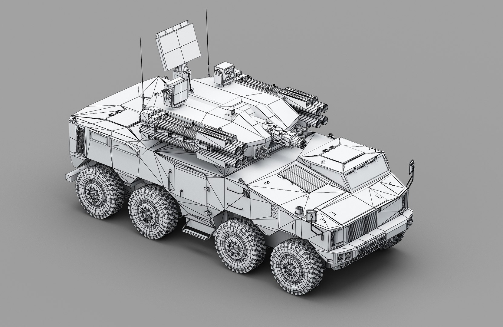 Type-625E Self Propelled Anti Aircraft System 3D Model - TurboSquid 2092177